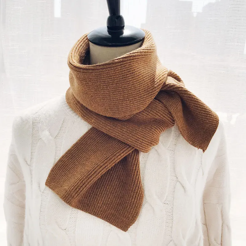 Nueva versión coreana bufanda de lana mujer invierno grueso largo Color ...