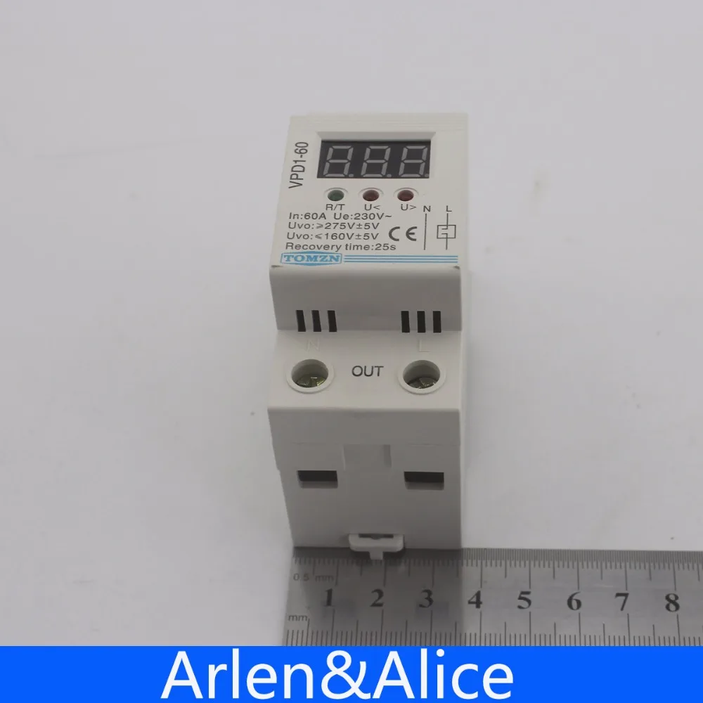 40A 60A 220V reconnect over voltage and under voltage protection ...
