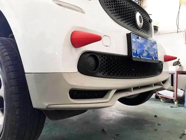 メルセデス スマートフォーツー453 リアバンパーリフレクター デコレーションカバー エクステリアトリム