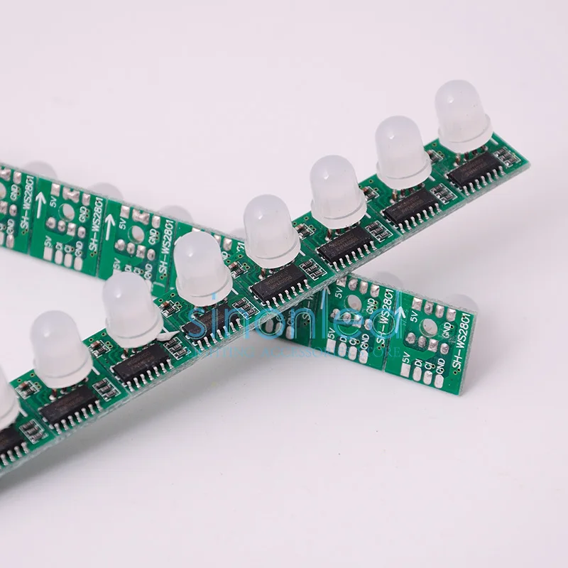 Addressable RGB Color-changing String Lights Waterproof 200 PCS WS2811 ...