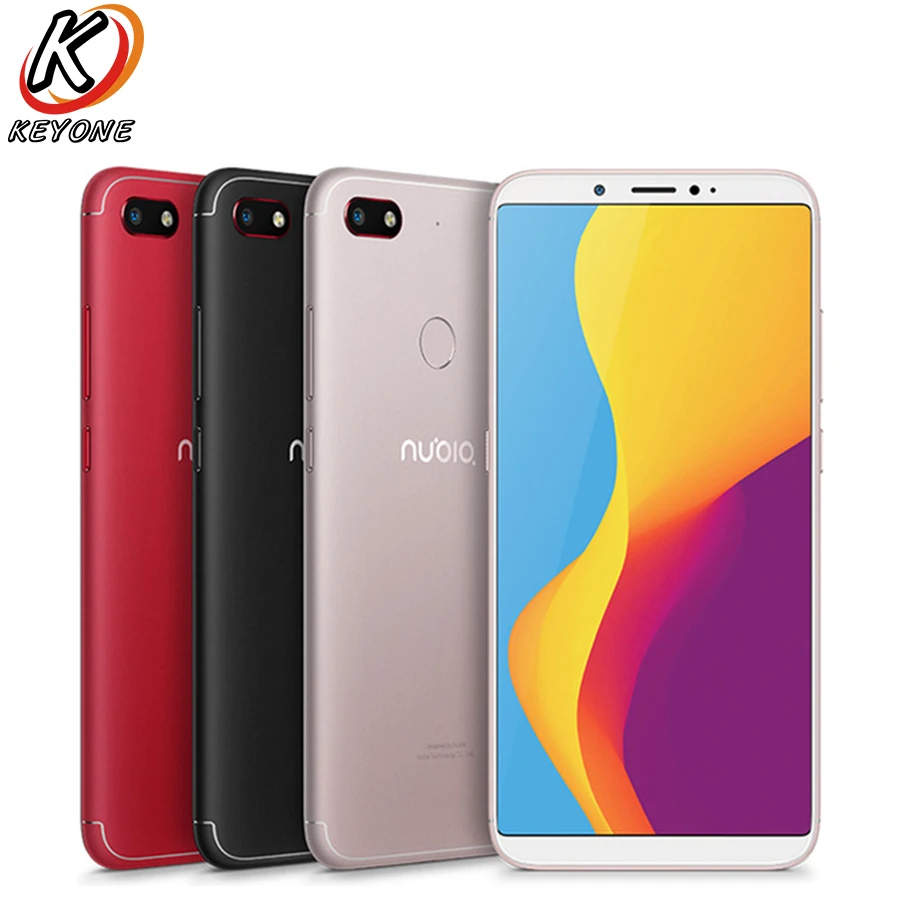 Original New ZTE Nubia V18 Mobile Phone 6.01 inch Full Screen 4G RAM 64G ROM Snapdragon 625 ...