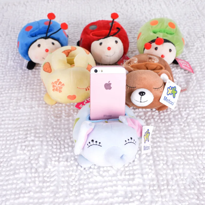 Mobile Phone Seat New Cute Plush Kids Children Mini Stuffed - AliExpress