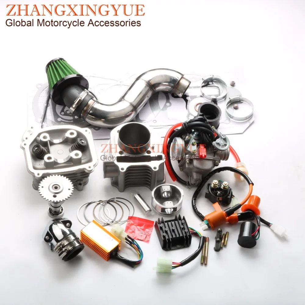 180cc-EGR-Big-Bore-Kit-Performance-CDI-Racing-Manifold-Air-Filter-PD24J ...