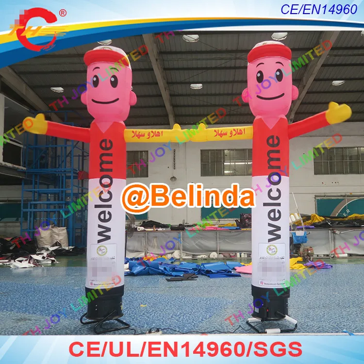 Free shipping! 3m/10ft inflatable puppet dancer, inflatable sky dancer ...