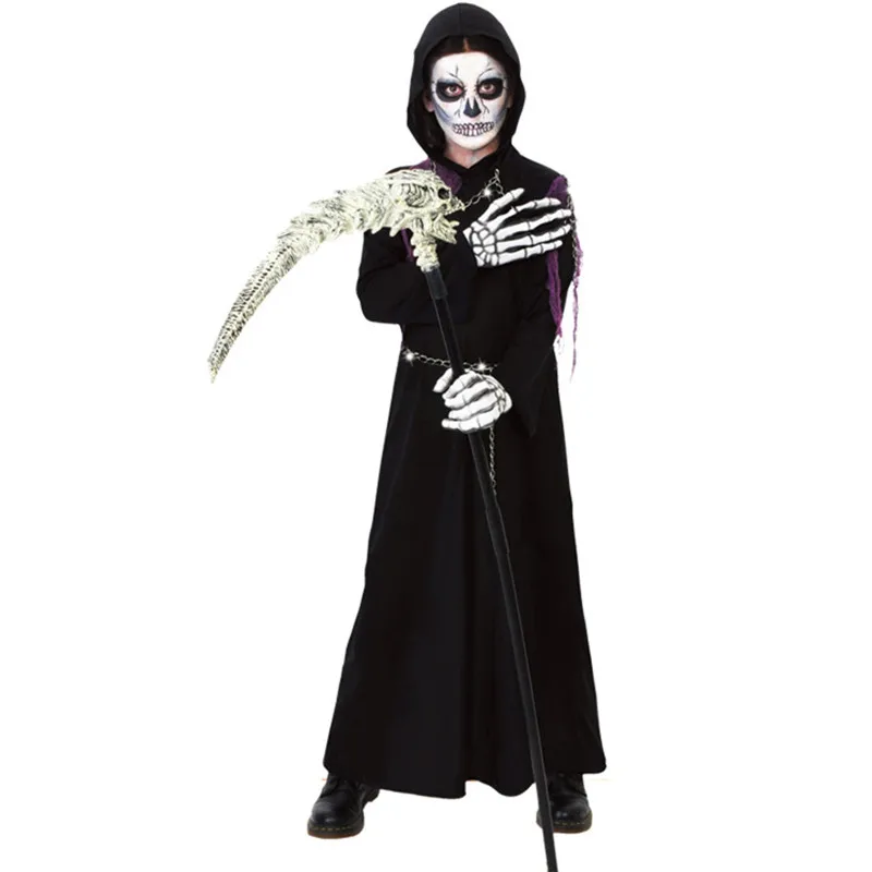 Black Devil Robe For Men Devil Cosplay Costumes Demon Cosplay Halloween Costumes For Men