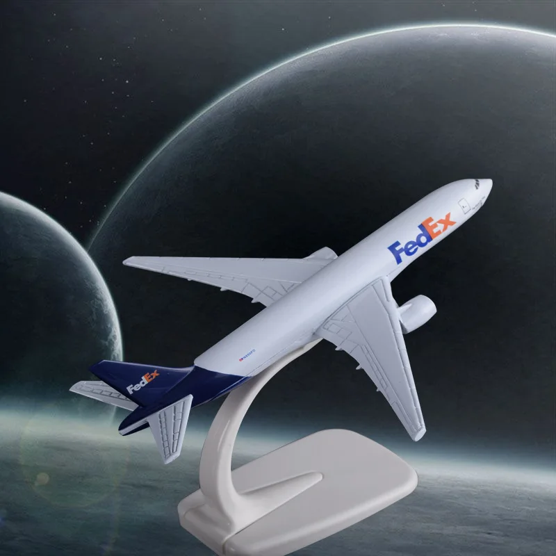 16cm Boeing 777 Fedex Logistics Airplane Model Fedex Express B777 ...