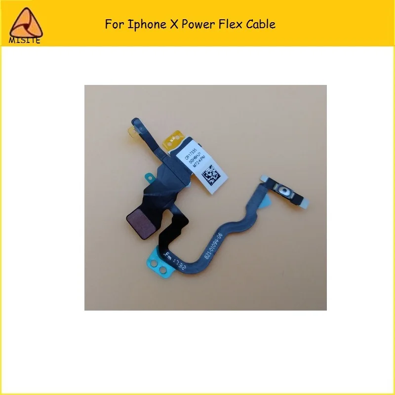 10pcs/lot New Original For I Phone X Ten Power On Off Flex Cable Ix ...