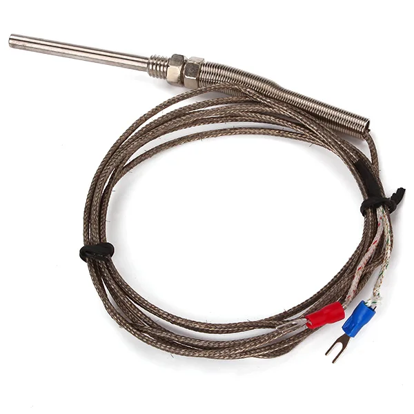 5 x 50 Probe Sensors K Type Thermocouple Stainless Steel 2m Long ...