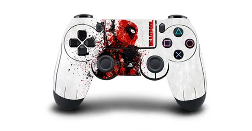 Deadpool PS4 Controller Skin Sticker QBTM0291 - ConsoleSkins.co