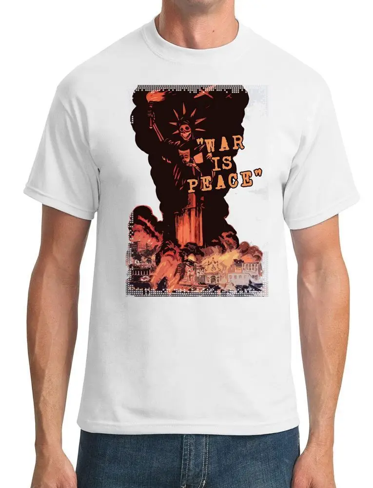 War is Peace Nuke 1984 Inspired Mens T Shirt|T-Shirts| - AliExpress