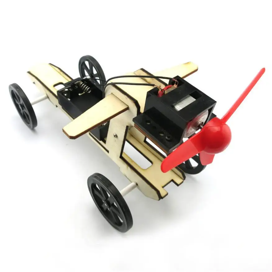 Mini Wind Powered Toy DIY Car Kit Children Educational Gadget Hobby ...