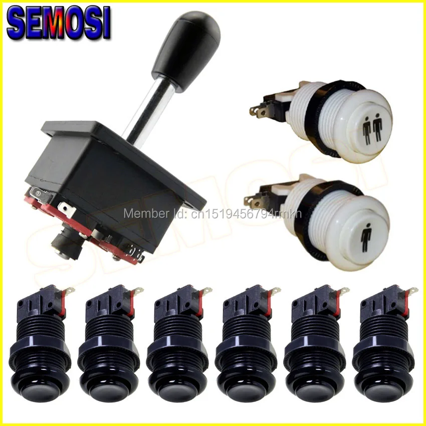 Spanish Style Arcade Joystick Button Kit Fighting Stick Controller ...