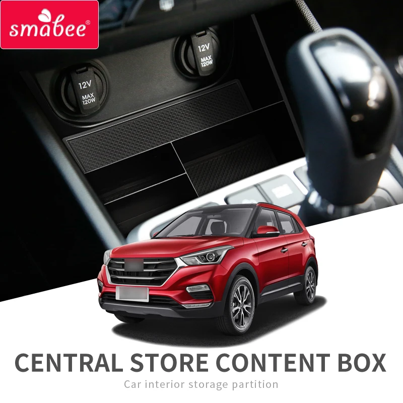 Smabee Car Center Console Box For Hyundai Creta 2014 ~ 2018 Ix25 2015 ...