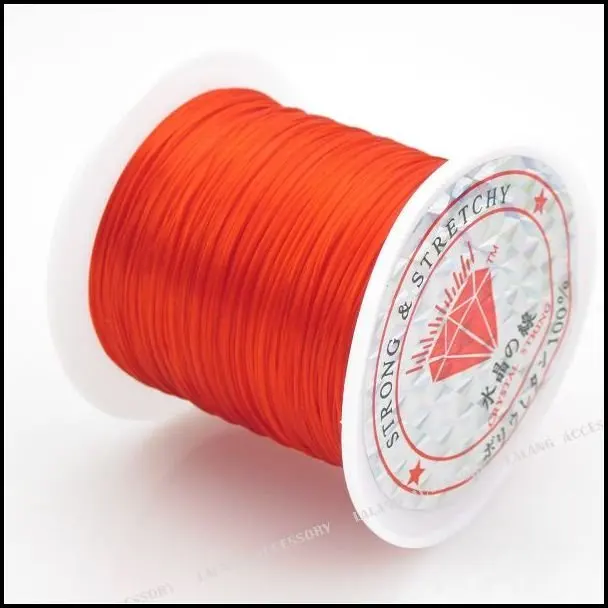 Beading-string-Threading-materials-100metres-of-strong-and-Light-Orange ...