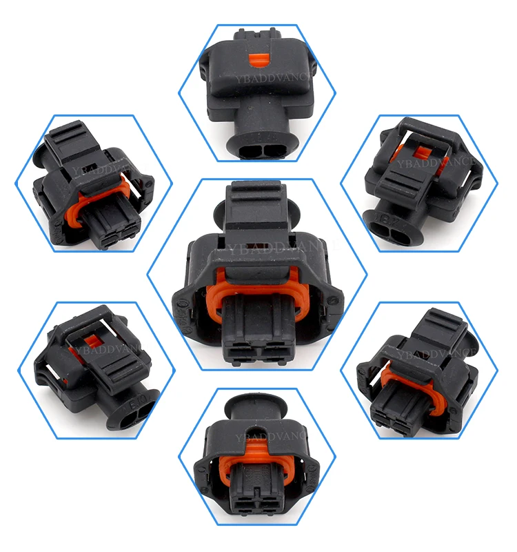 1928403874 bosch injector de combustível diesel fêmea 2 pinos conector ...