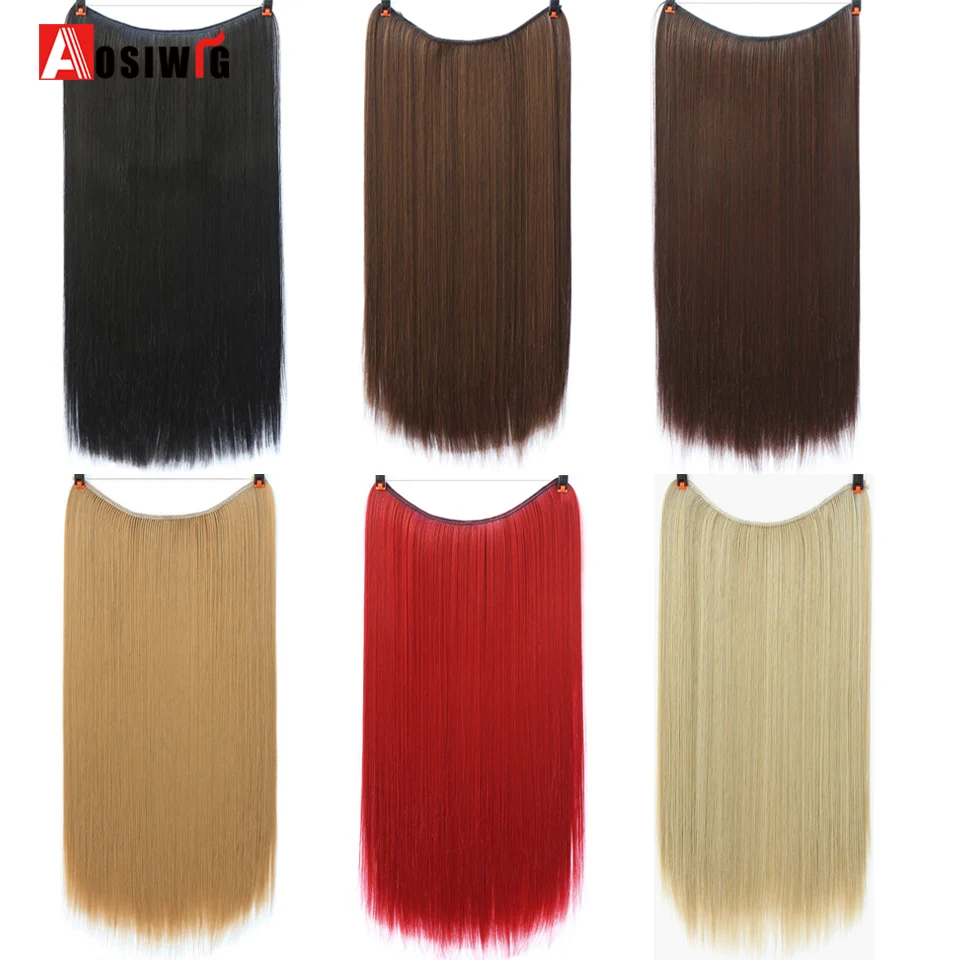 Accessoires coiffure,Extension capillaire synthétique avec Clip ...