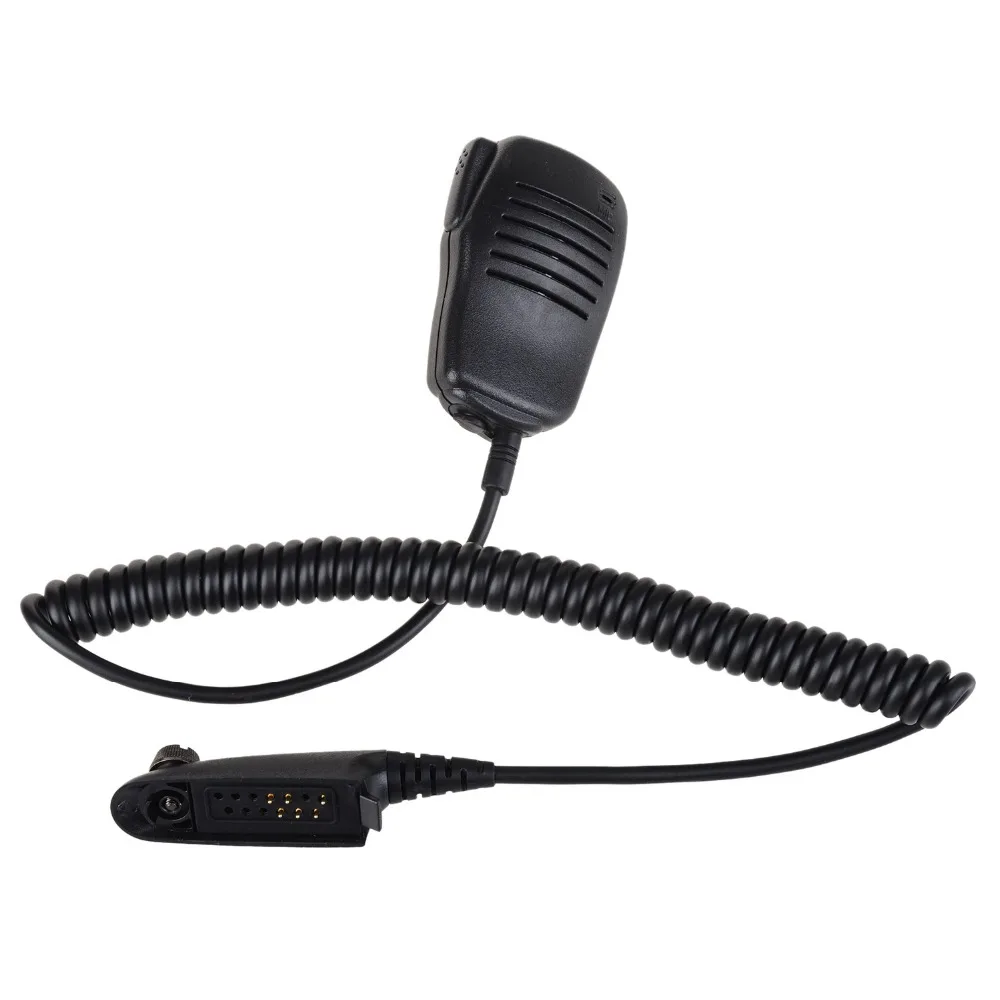 YIDATON Two Way Radio Speaker Mic with Audio Jack for Motorola for ...