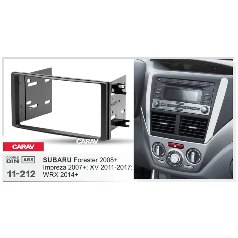 Radio-Fascia-for-SUBARU-Forester-Impreza-XV-WRX-Double-Din-Radio-DVD ...
