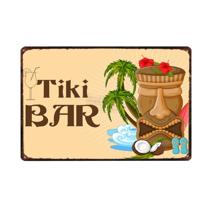 Printable Tiki Bar Sign