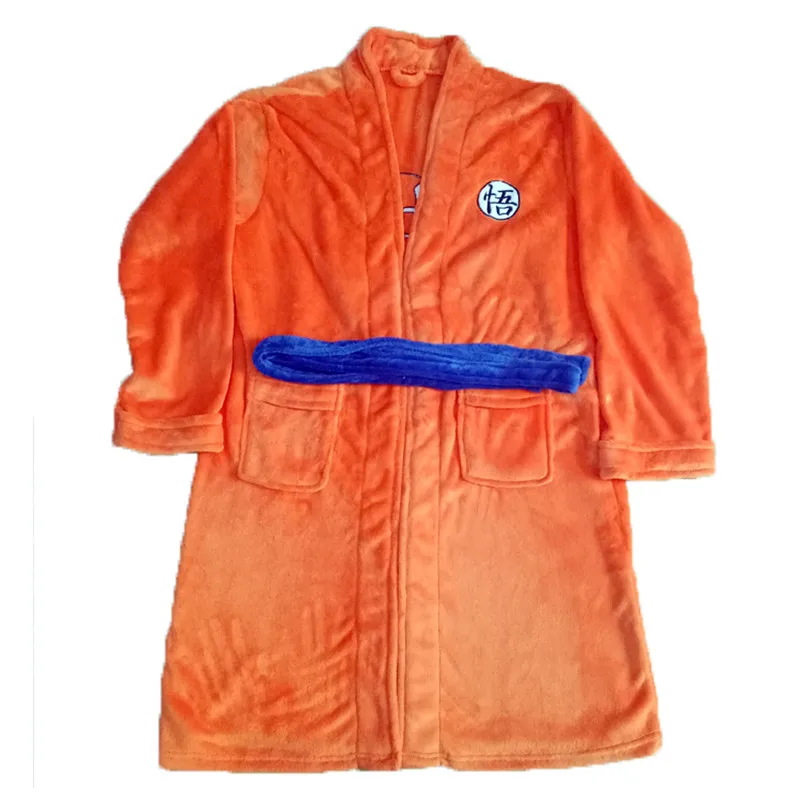 Anime Dragon Ball Son Goku Bathrobe Kimono Gown Cosplay Costume ...
