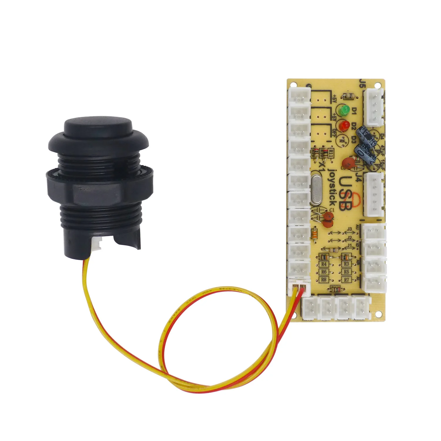 SJ@JX Arcade USB Encoder Fight Stick Raspberry Pi Joystick Button PC ...