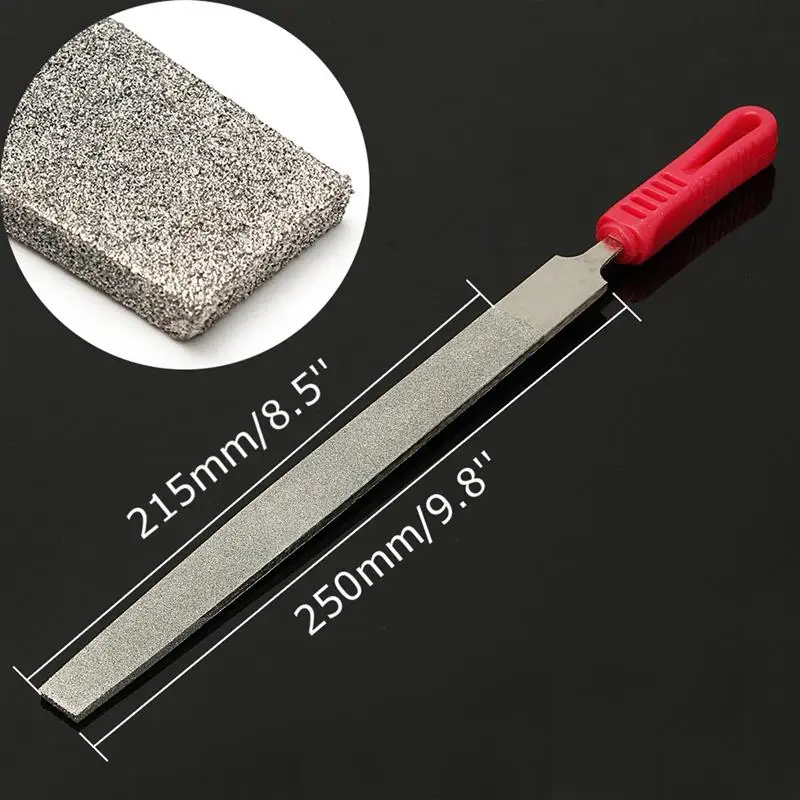 10 Inch Diamond Coated File Set Filing Stone Grind Grinding Top 120 ...