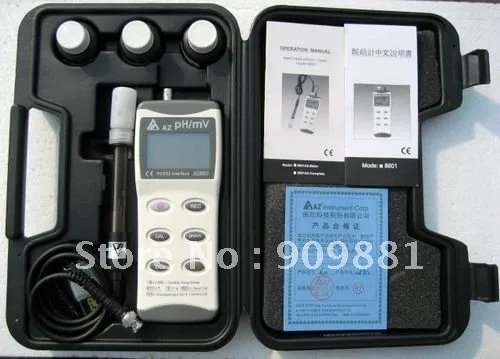 Wholesale Water Quality Tester Ph/mV/Temp Meter AZ 8601 Range 0.00 14. ...