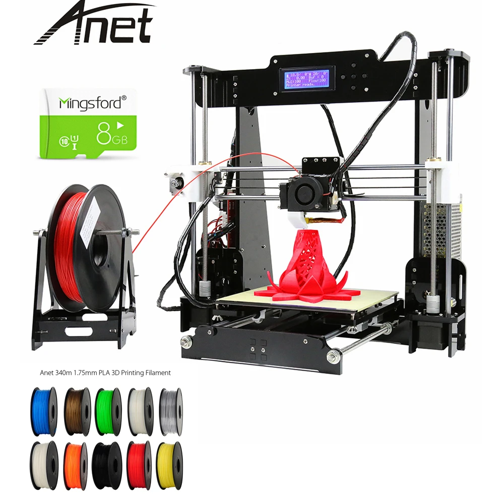 Anet A8 3D Printer LCD Screen High Precision Reprap Impressora Desktop ...