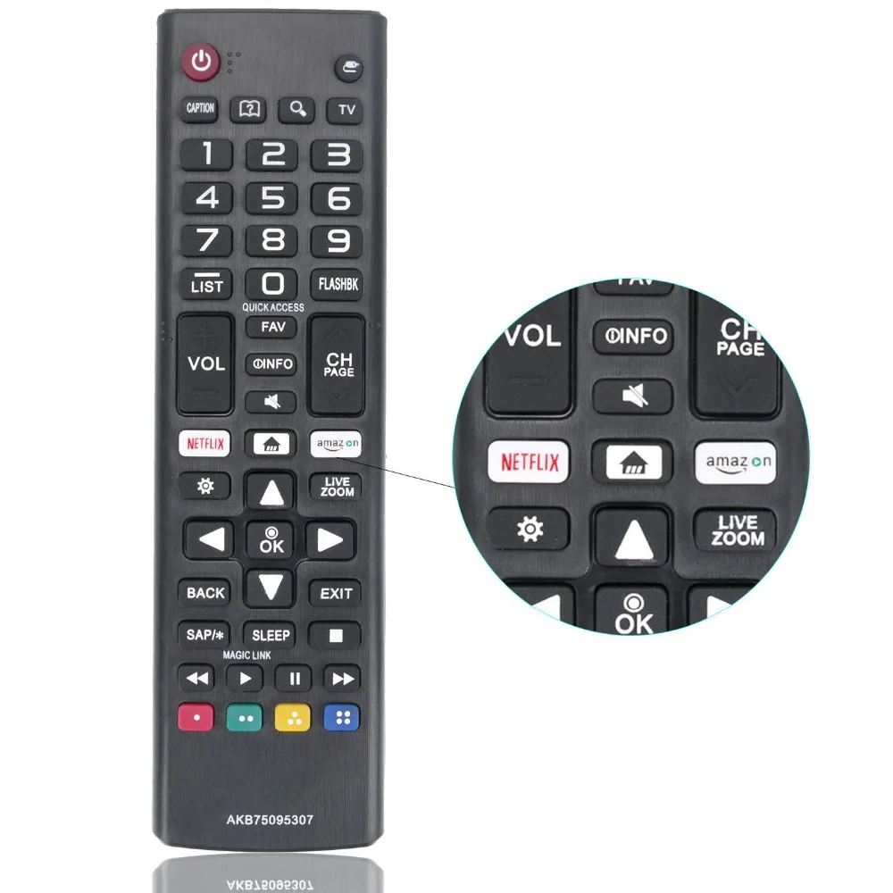 Tonbux Smart TV Remote Control For AKB75095307 Replacement Remote ...