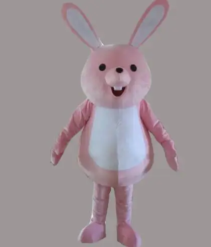 Professional Cute Pink Rabbit mascot costume animal cartoon costume ...