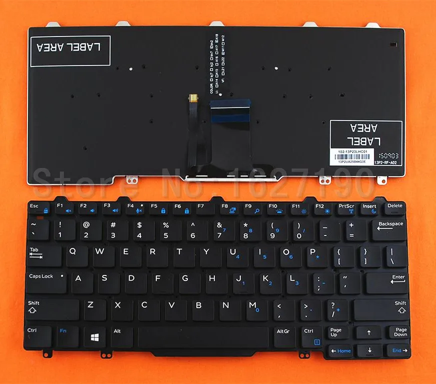 NEW US layout/Letter Laptop Keyboard for DELL Latitude E7250 E7450 ...