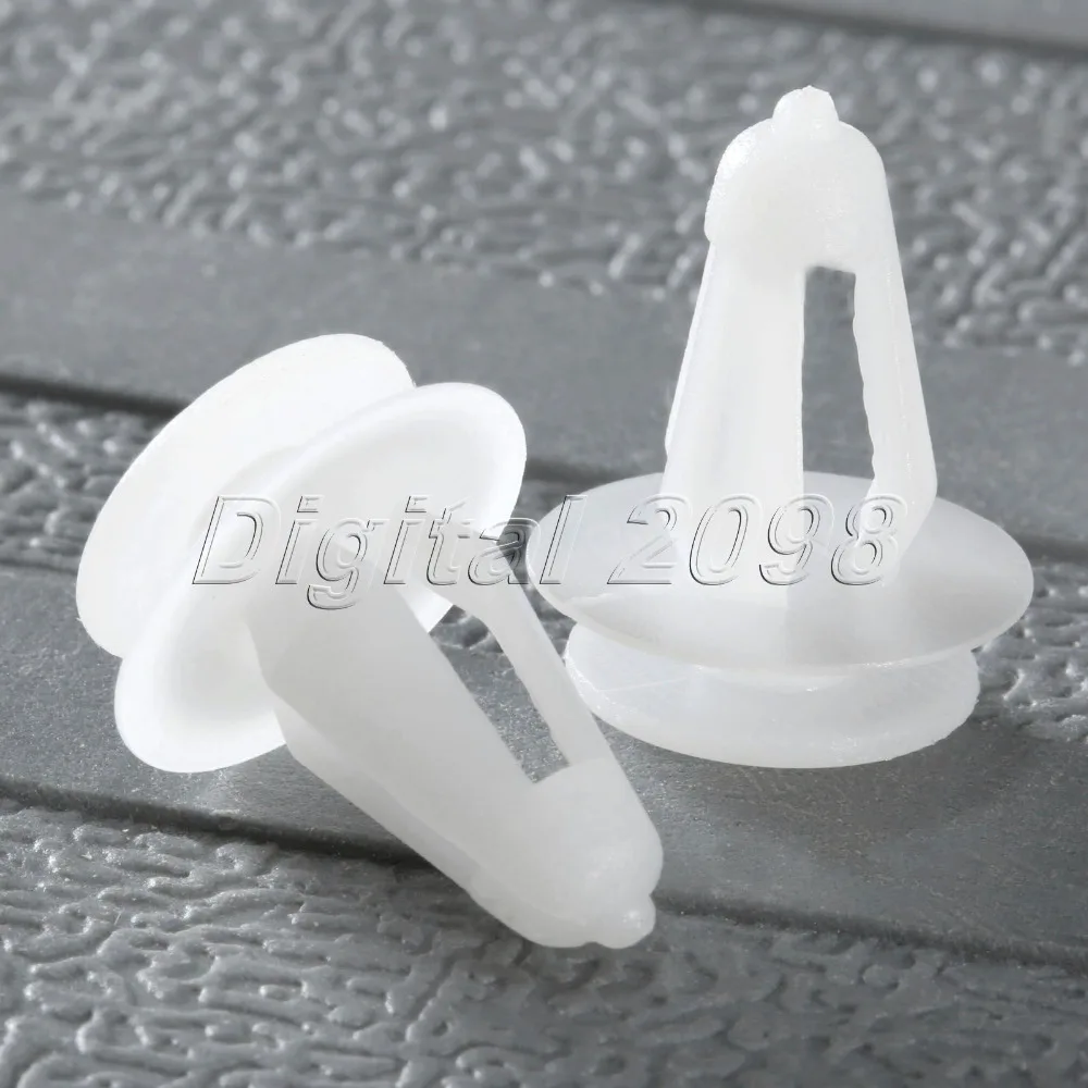 Yetaha 50pcs 7mm Hole Trim Retaining Clips/Fasteners Door Trim Rivets ...