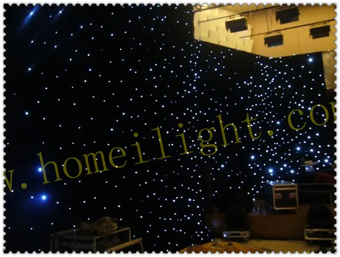 White Backdrop 4*8m Twinkling Star Cloth LED Star Curtain-in Stage ...