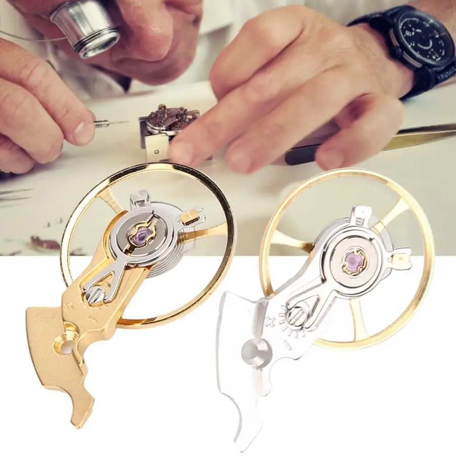 Resorte de rueda de Balance de reloj mecánico con soporte para ETA 2824 ...
