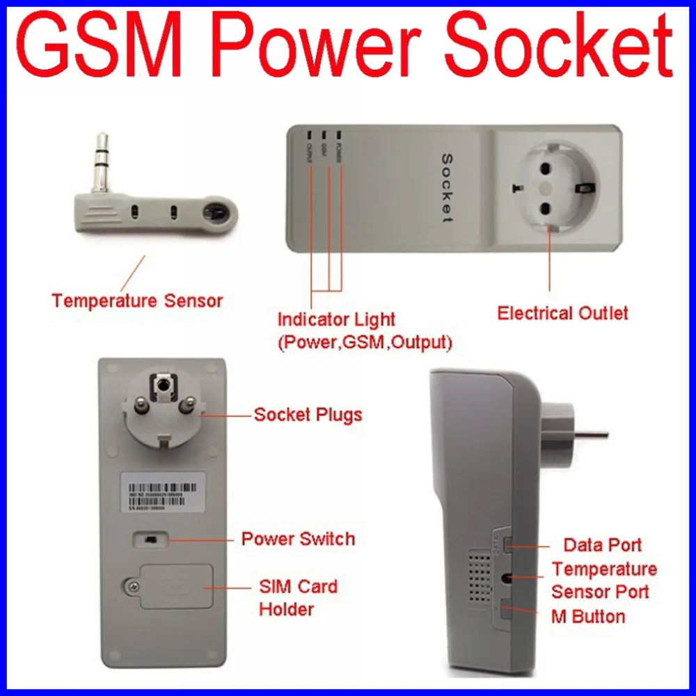 Free-Shipping-Smart-GSM-Power-Socket-SMS-Remote-Controlled-Socket-With ...