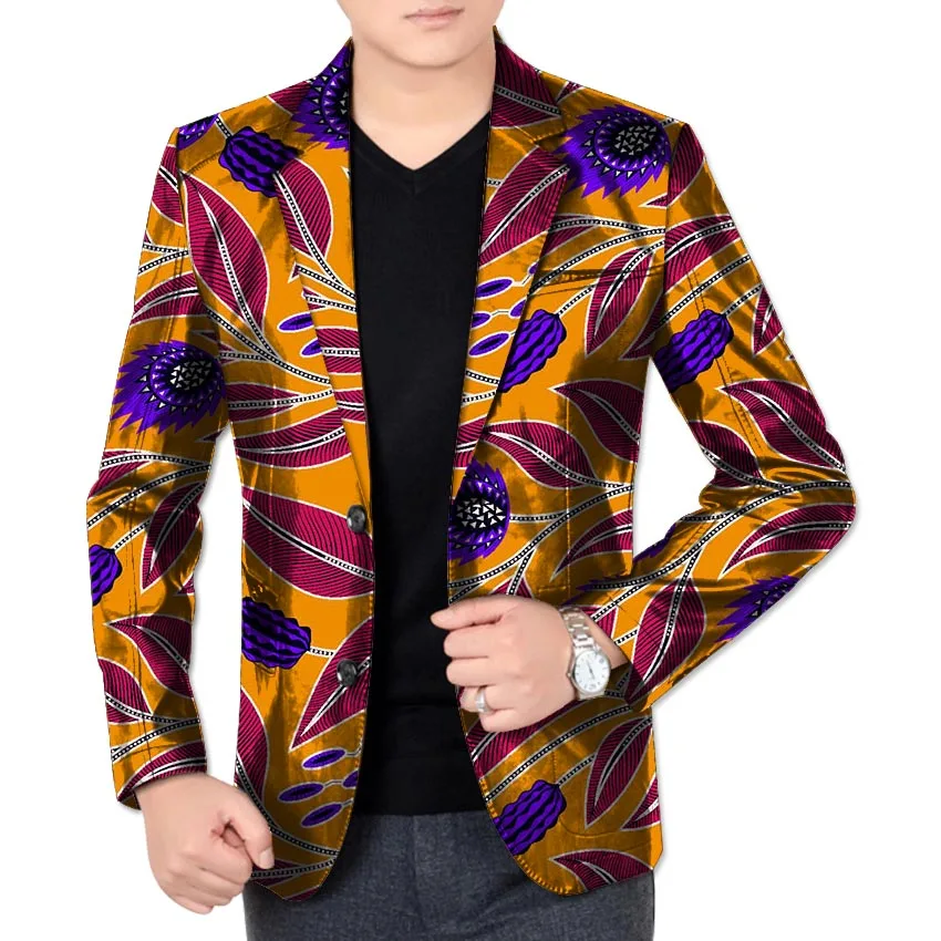 Fashion Africa Costume Print Men Suits Jacket Blazers African Festive ...