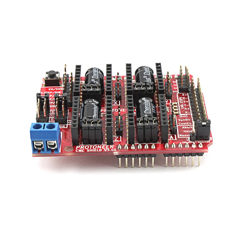 Elecrow CNC Shield V3.51 for Arduino GRBL v0.9 Compatible with PWM Spind Board DIY CNC Projects ...