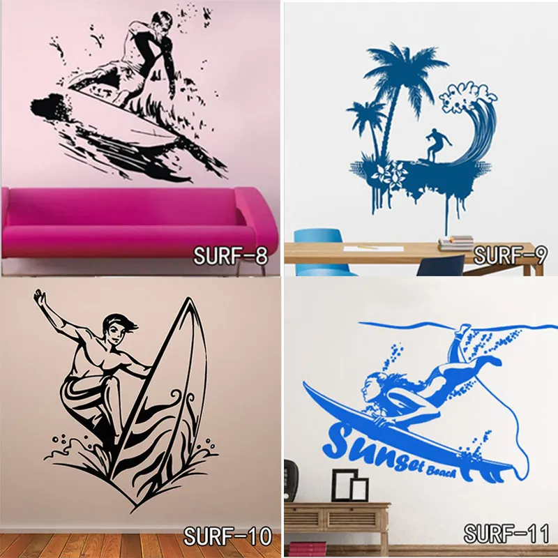 Scuba Diver Removable Vinyl Decal Art Sport Wall Sticker Home Decor ...