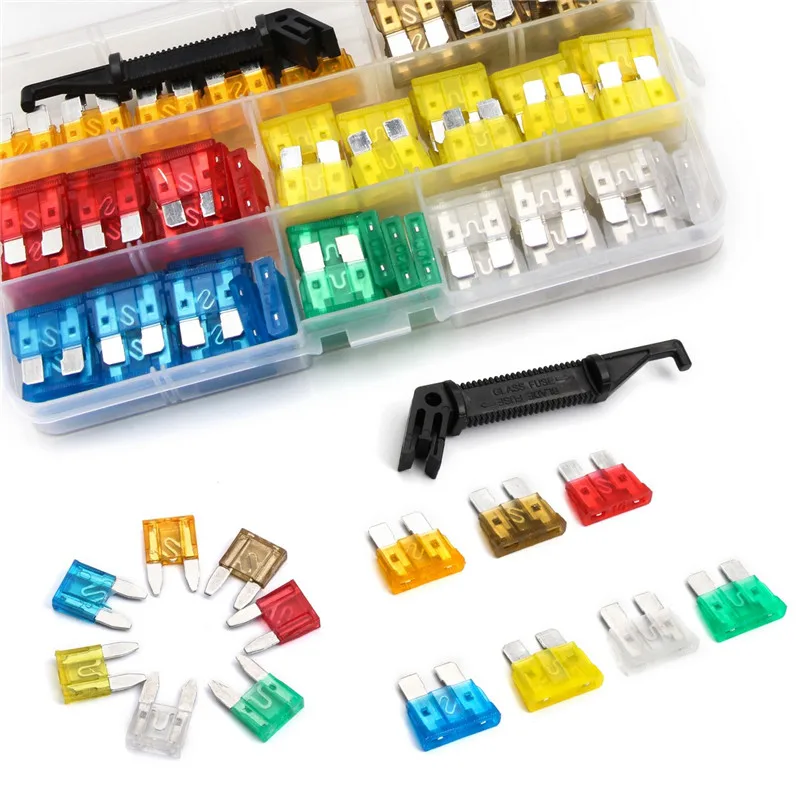 5A/7.5A/10A/15A/ 20A/25A/30A Medium/Small Size Low Profile Fuse Blade ...