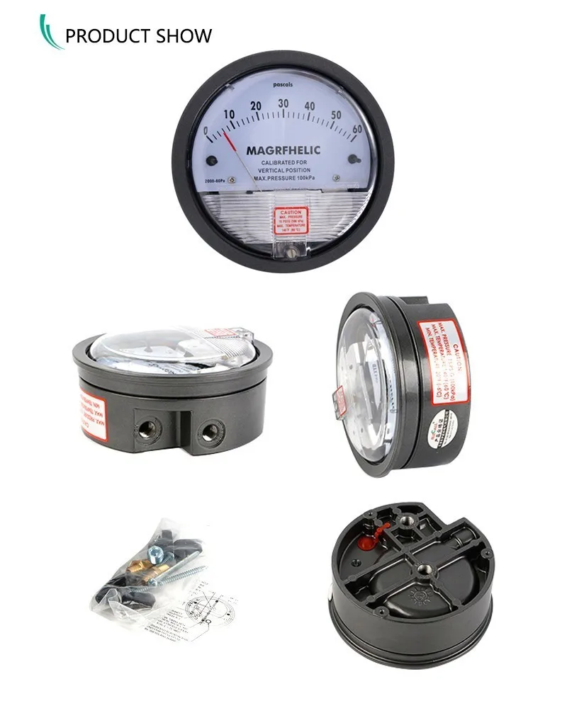 Best Sale Micro Differential Pressure Gauge TE2000 0-60PA High ...