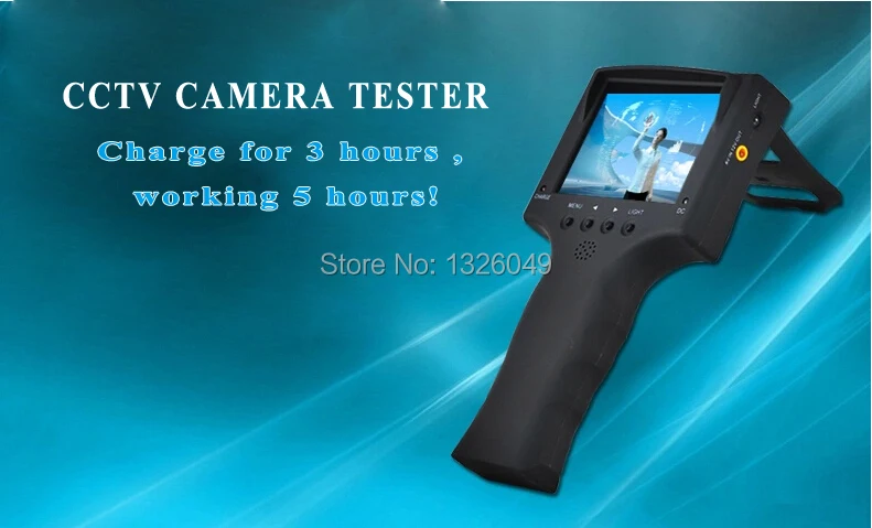 1PC 3.5" handy portable cctv camera tester monitor with LCD HD TFT ...