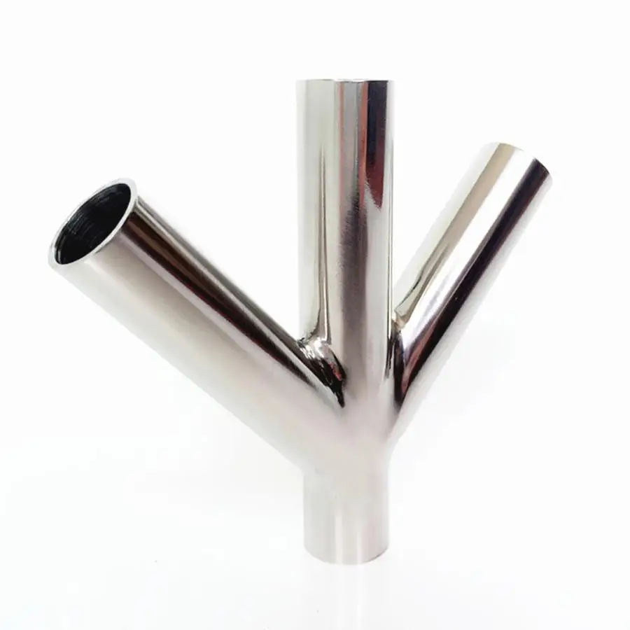 108mm 4.25" Pipe Od Butt Welding Oblique Y-shaped 4 Way Sus 304 ...