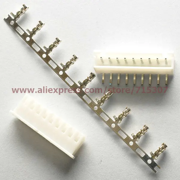 PHISCALE-20sets-connector-kits-9pins-2-54mm-including-plug-right-angle ...