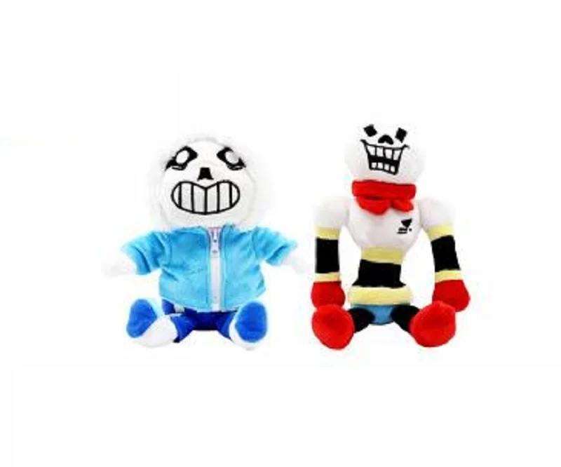 2pcs/set 30cm anime Undertale Plush Toys Undertale Sans Papyrus Asriel ...