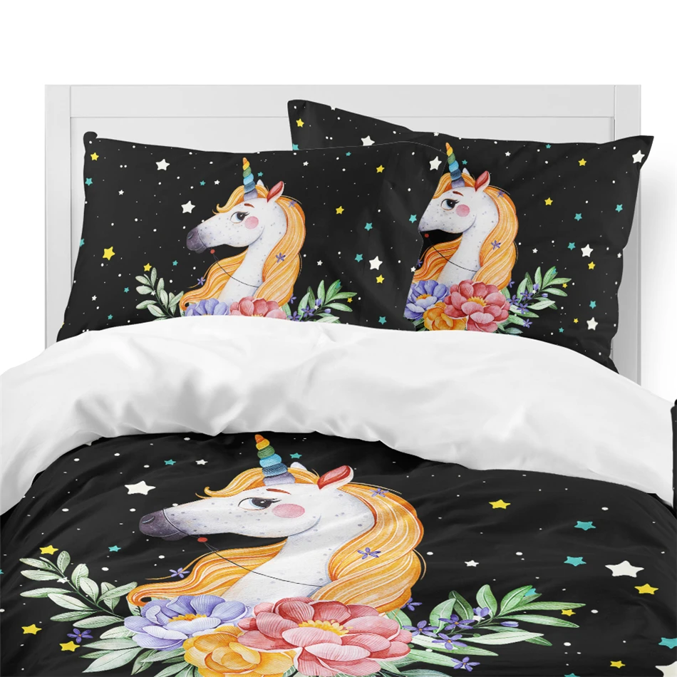 Twin Pink Unicorn Bedding Set Unicorn Bed Set Unicorn Bed In A Bag Unilovers