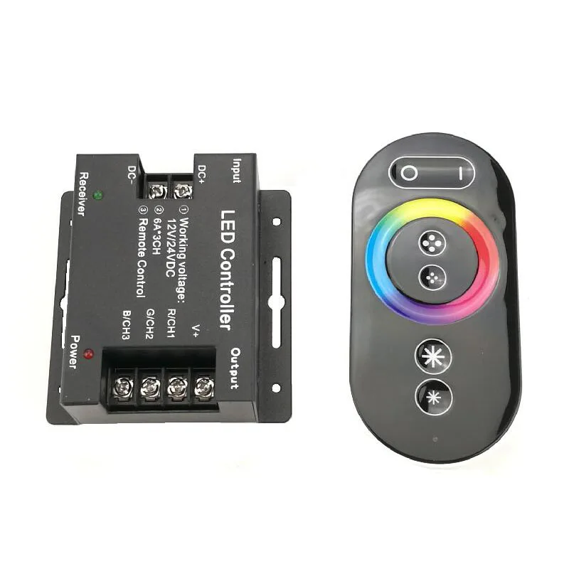 DC 12V 24V LED Controller for RGB LED Strip Light SMD 5050 5630 3528 ...