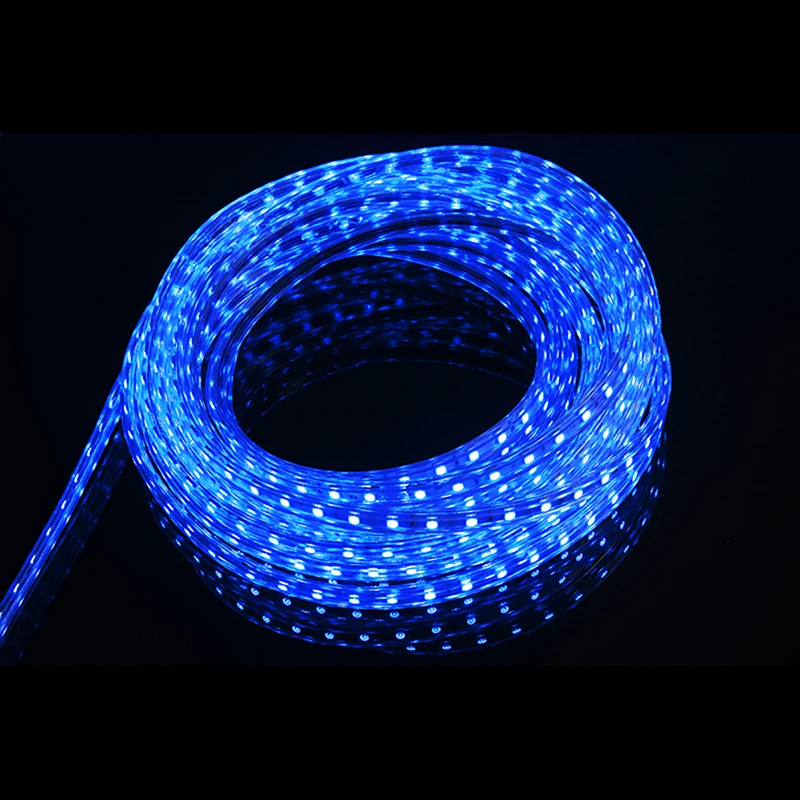 Blue Color 20M 60LED/M Ultra Bright 5050 LED Strip Light Outdoor Garden ...