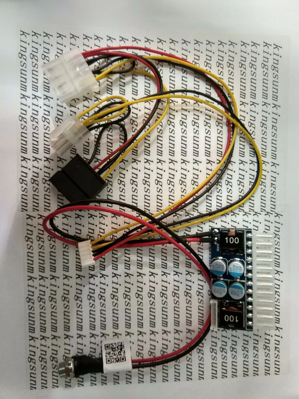 NEW PCI E 6pin Input DC ATX 250W 24pin Module Switch Pico PSU Car Auto ...