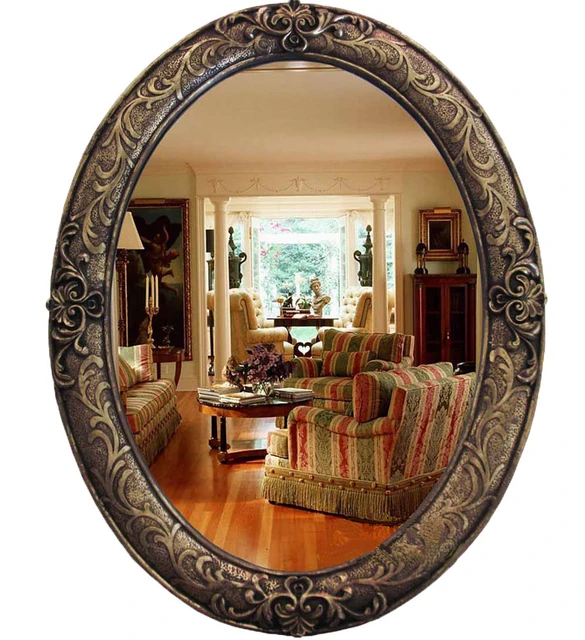 Fancy Oval Mirror
