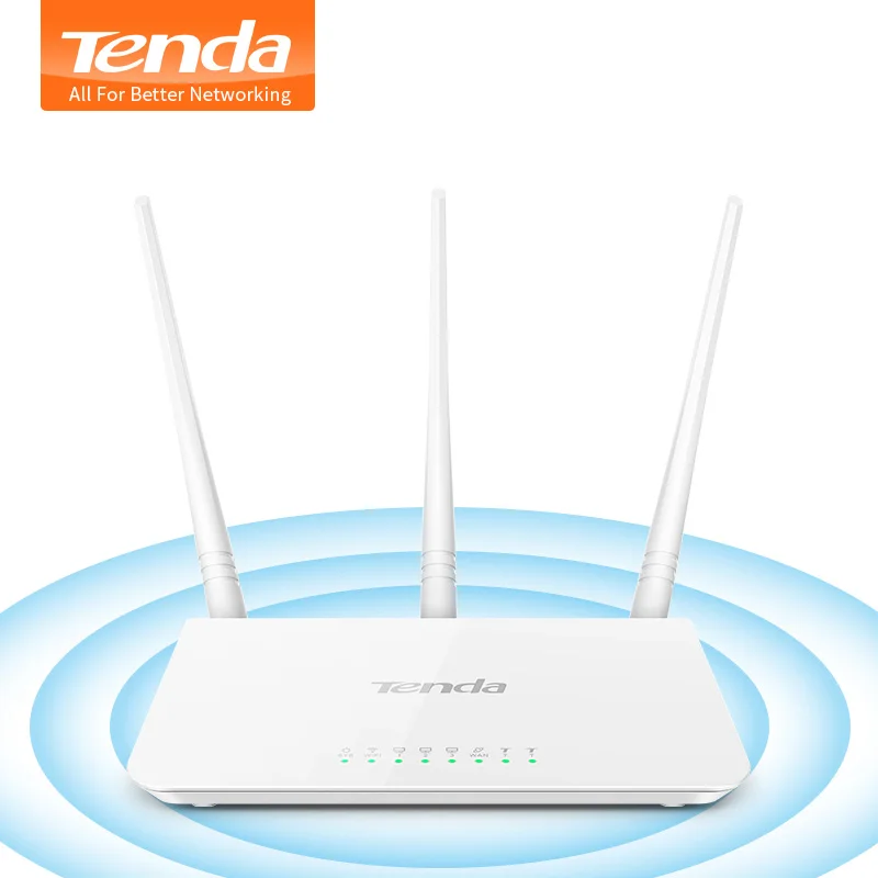 Tenda F3 300Mbps Wireless WiFi Router Wi Fi Repeater, Multi Language ...